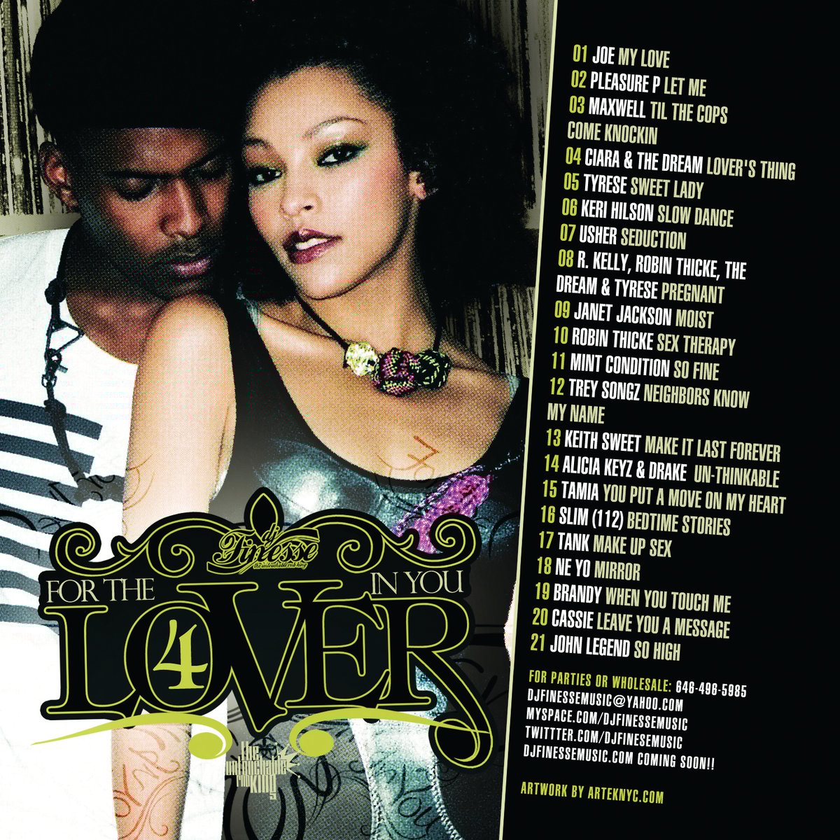 Dj Finesse Mixtapes — For The Lover In You Mix Sex Songs Vol 4
