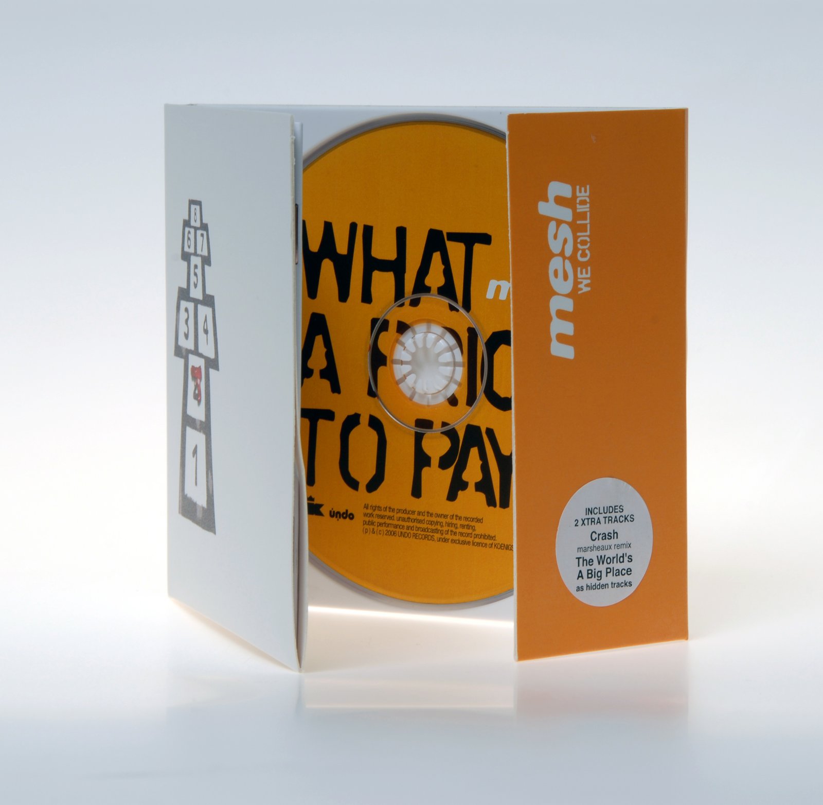 KUCD004 Mesh: We Collide CD / UNDO records