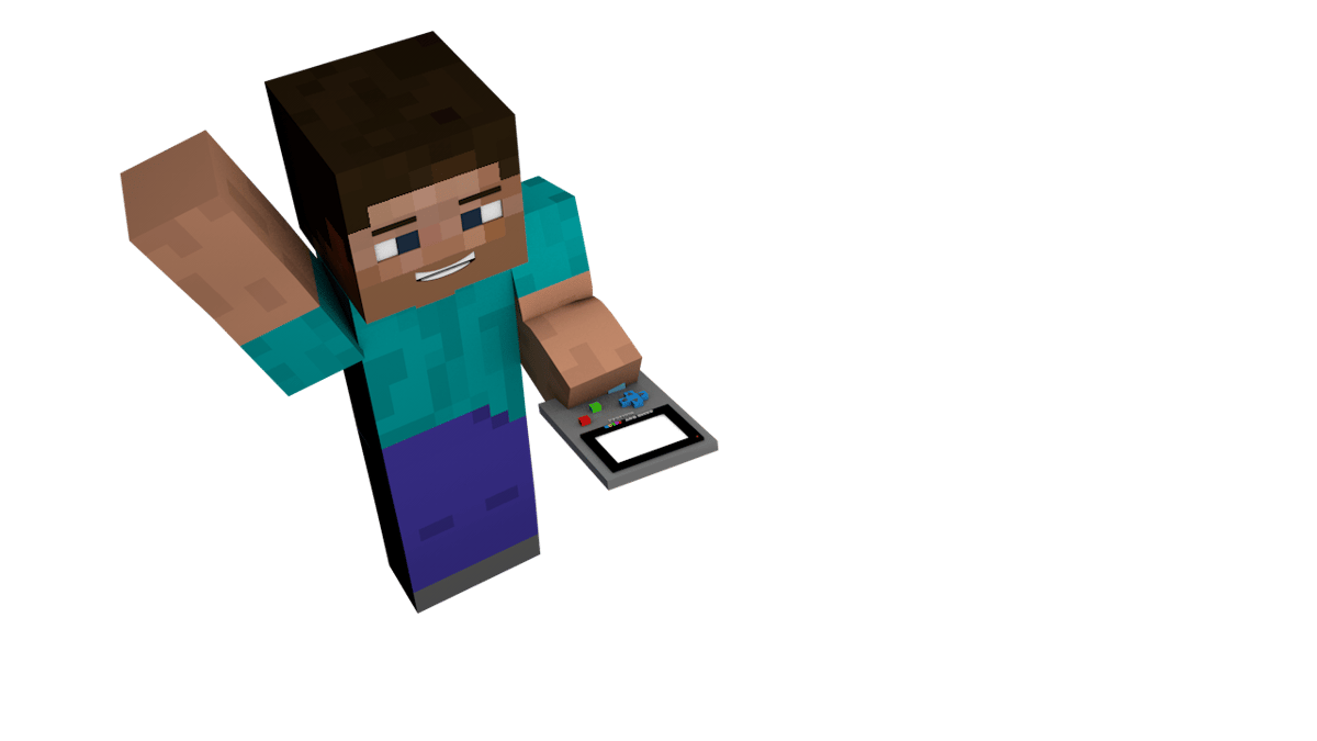 Minecraft 3D Character Render / Ice Graphics