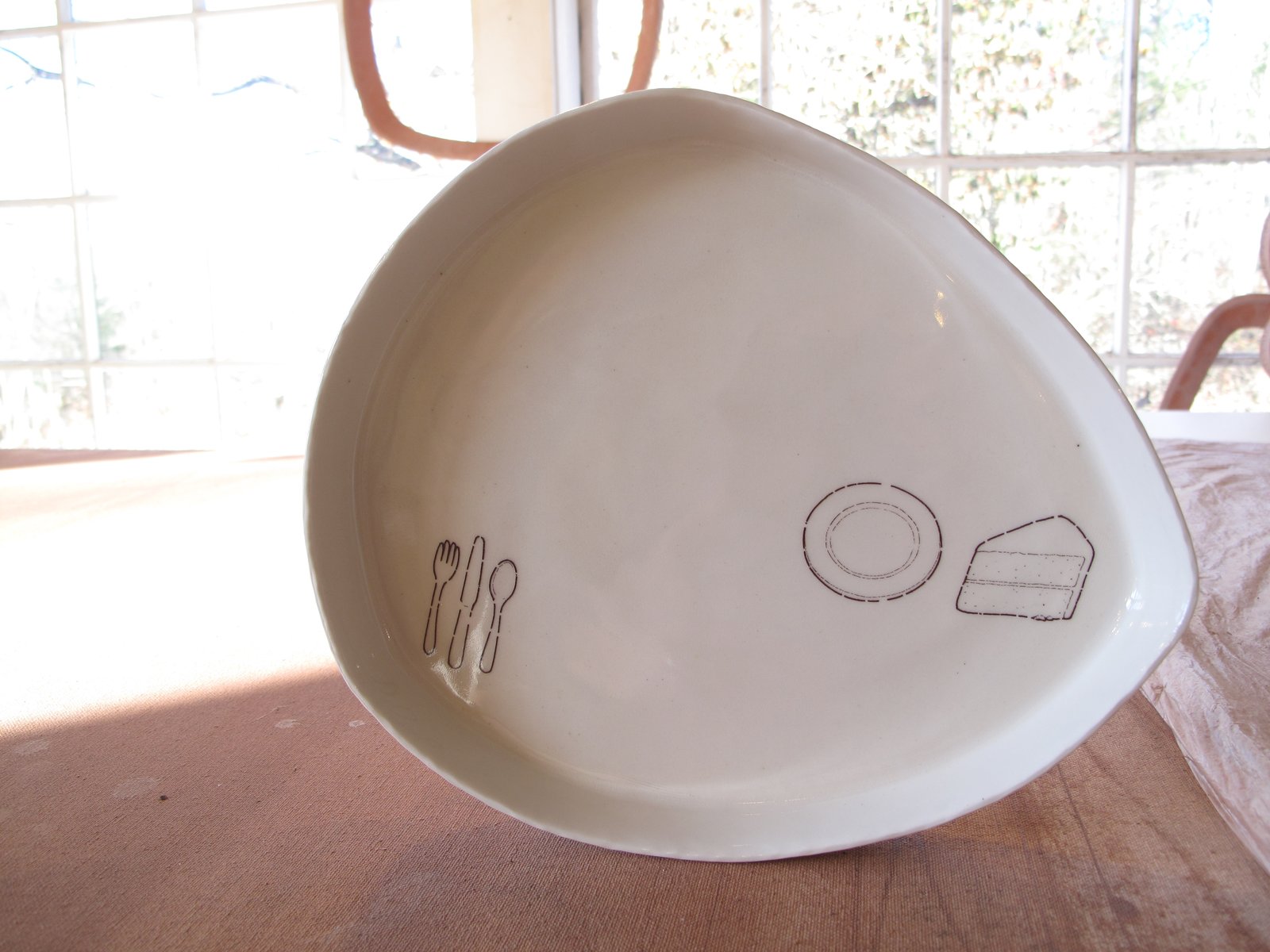 Cake Plate / eichelberger clay