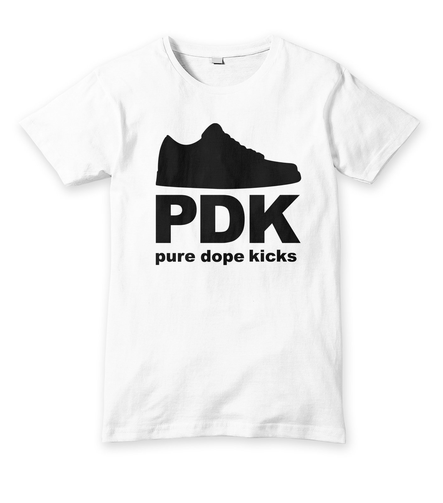 PDK Logo T-Shirt (WHT) / PureDopeKicks