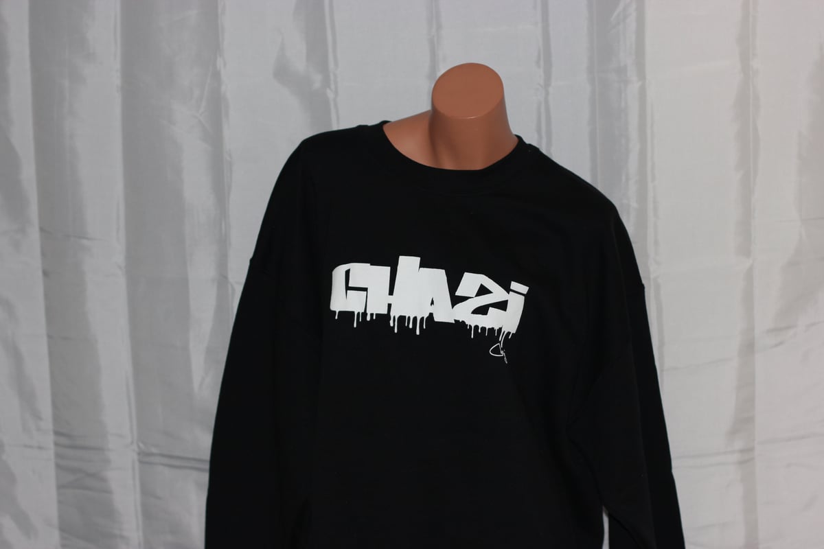 Chazi Dripped Out Crewneck (Black) | Chazi Clothing Co.