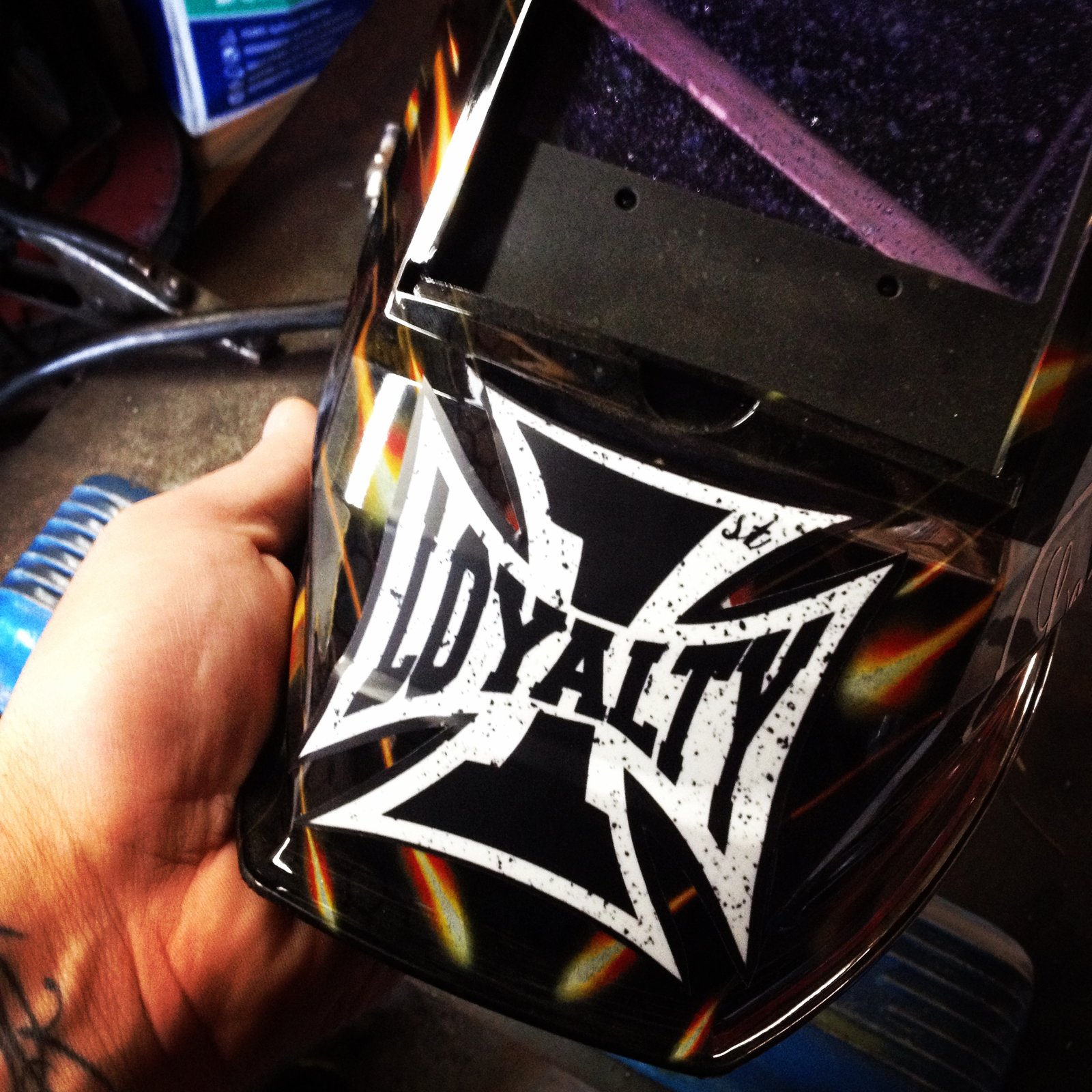 Iron Cross Sticker / Loyalty First