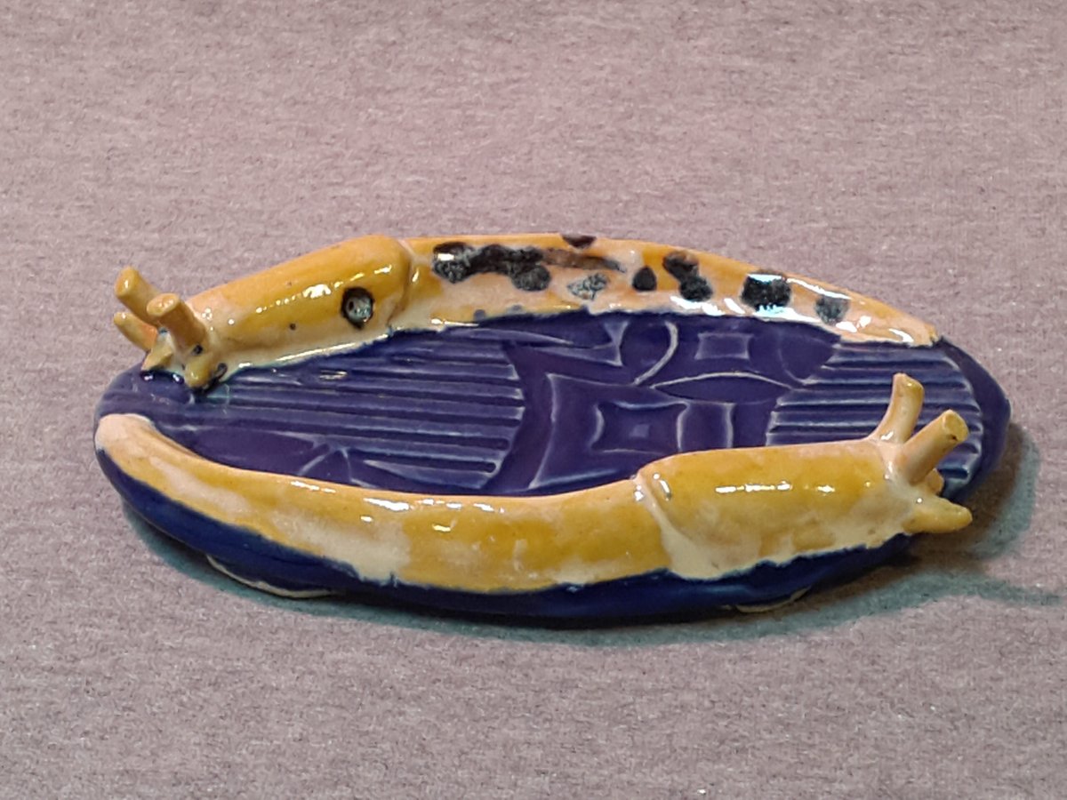 Sluggy Soap Dish, Large | FuzzyChef Pottery