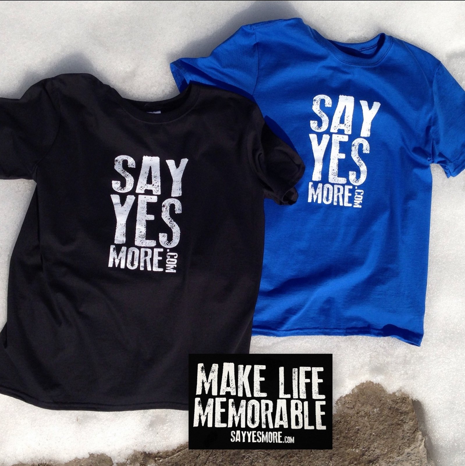Say Yes More USA — Mens Logo T