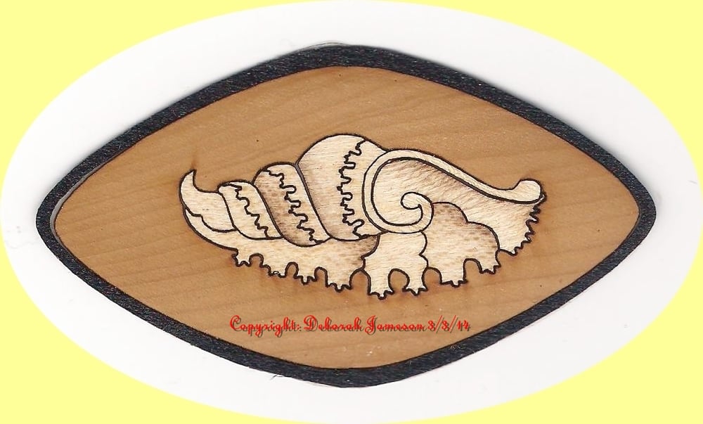 Item No. 53. Marquetry Inlay Shell Design. / The Marquetry Inlay ...