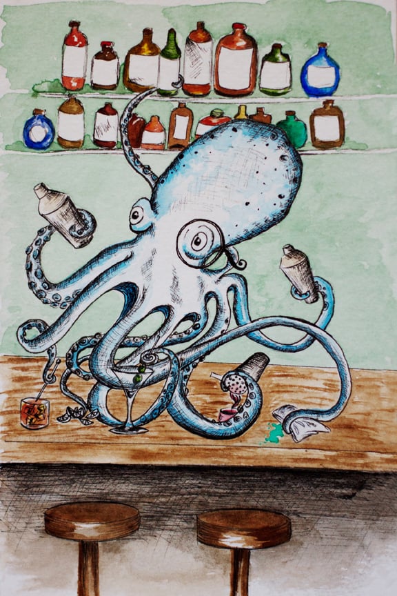 Octobartender / Angelique Cook