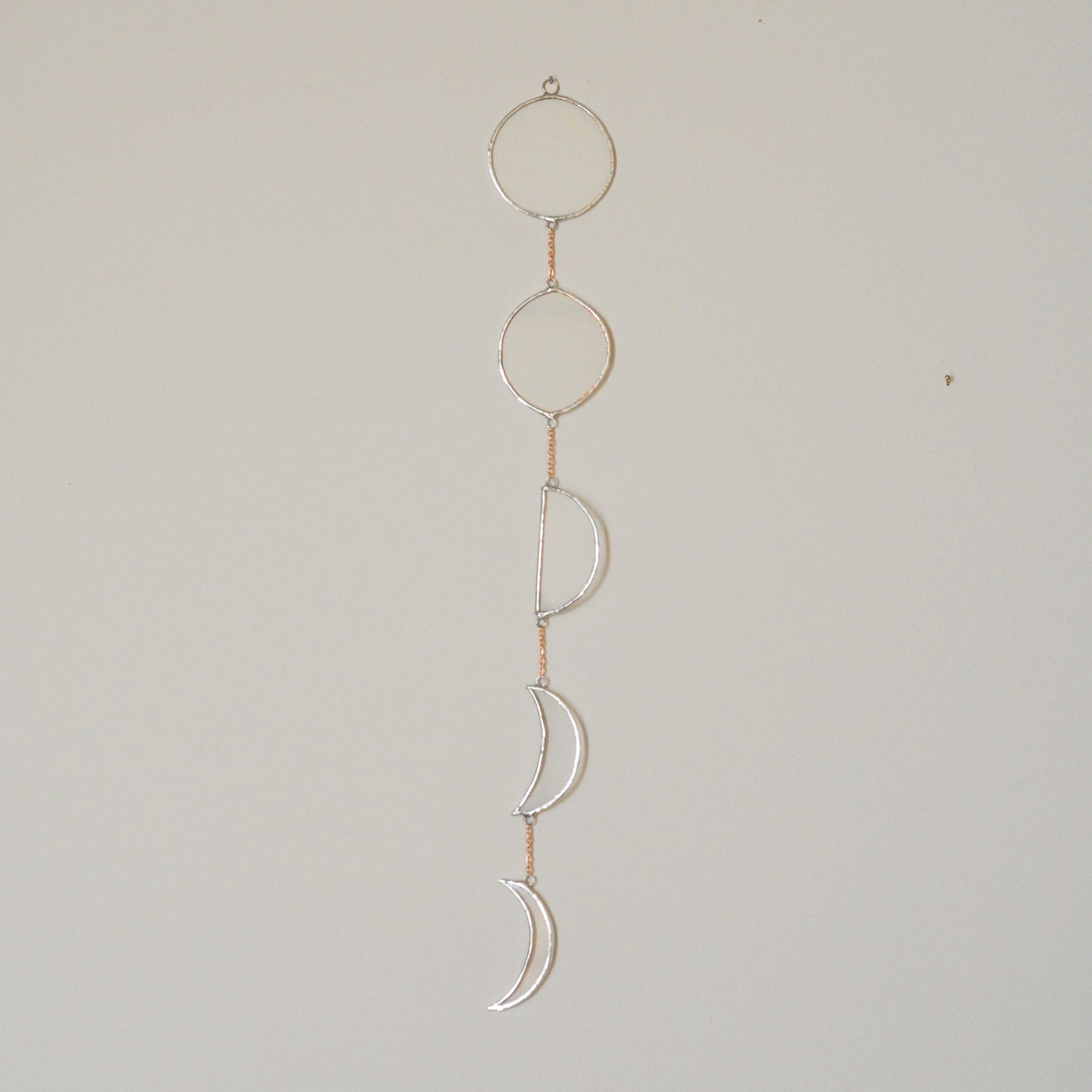 Bright Side Half Moon Phase, small & large / ABJ glassworks