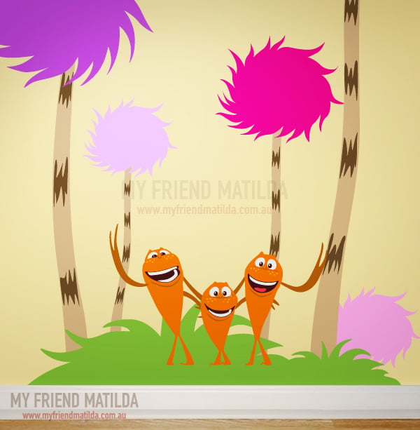 Humming Fish - Dr Seuss Character | Removable Wall Decals & Stickers by ...