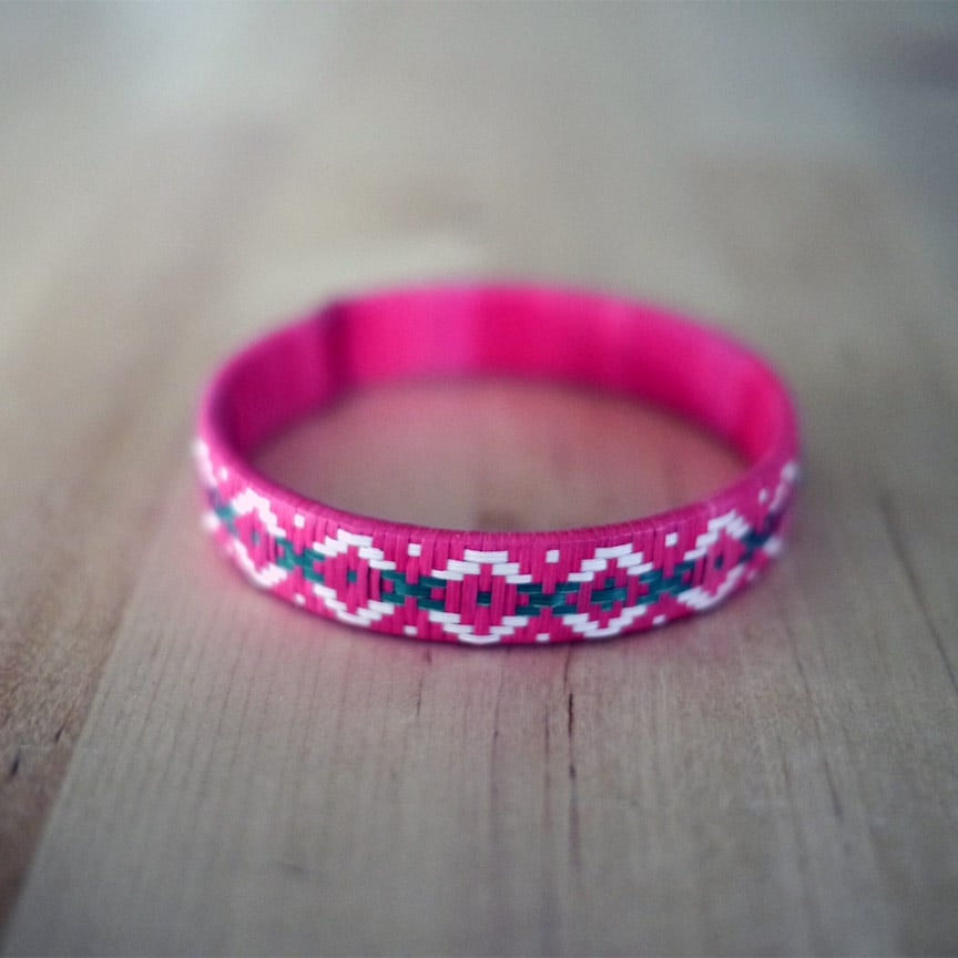 Three-Color Bracelet 1/2" / Cielito Lindo