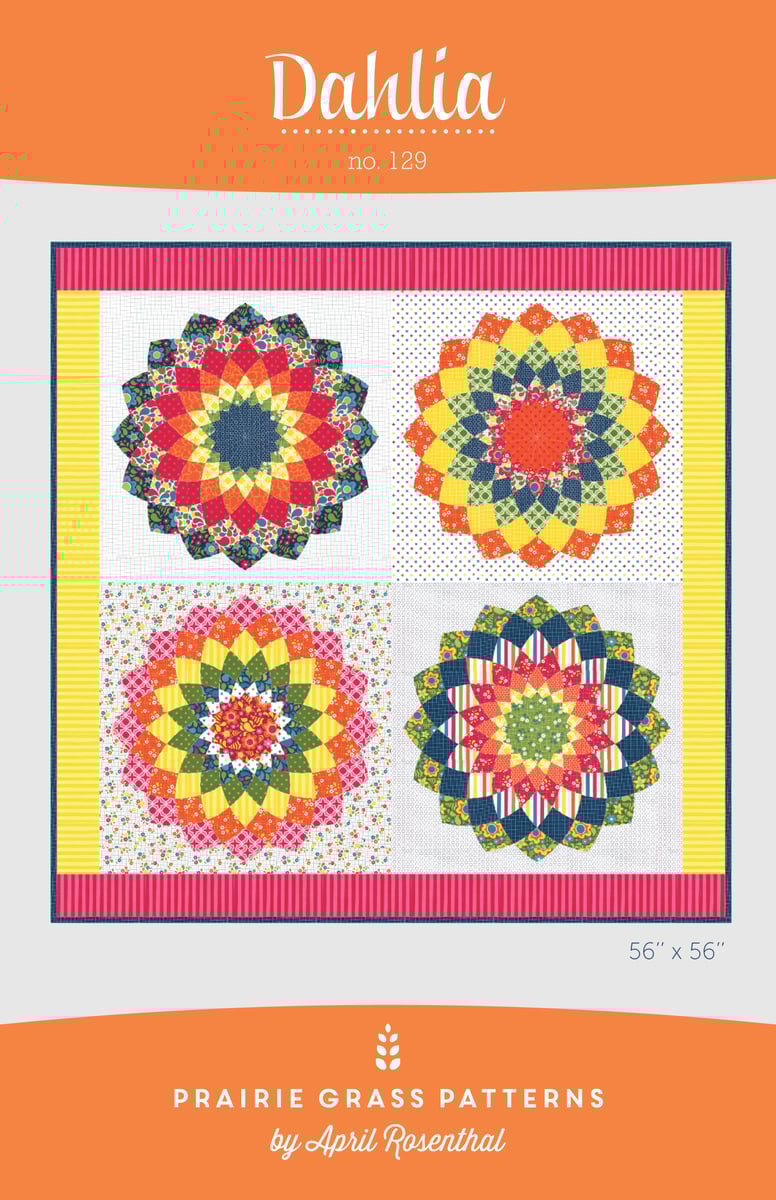 Dahlia: Quilting Pattern #129 | Prairie Grass Patterns