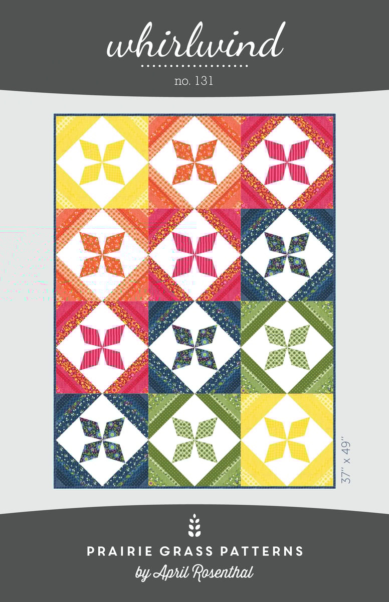 Whirlwind: Quilting Pattern #131 | Prairie Grass Patterns