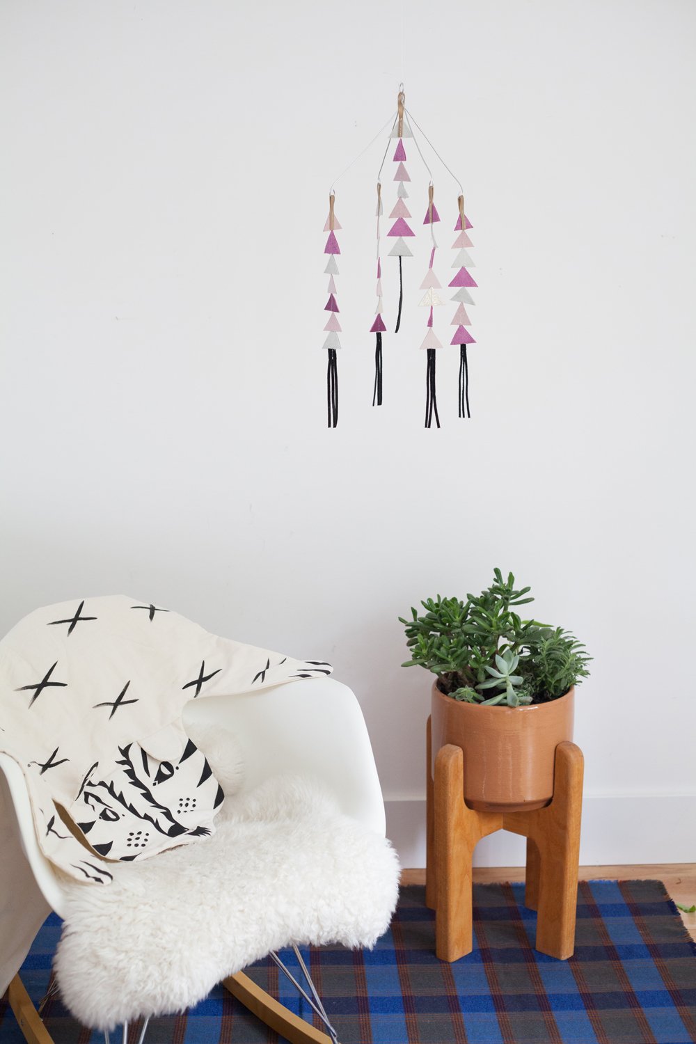 The Leather Triangle Mobile in Beverly **NEW COLORS! / The Alison Show