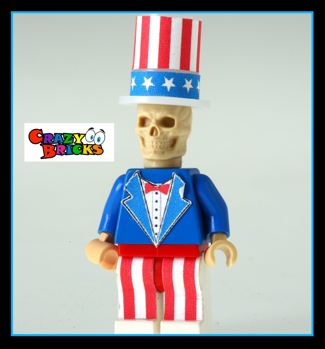 TAN Skull - ON SALE! | Crazy Bricks
