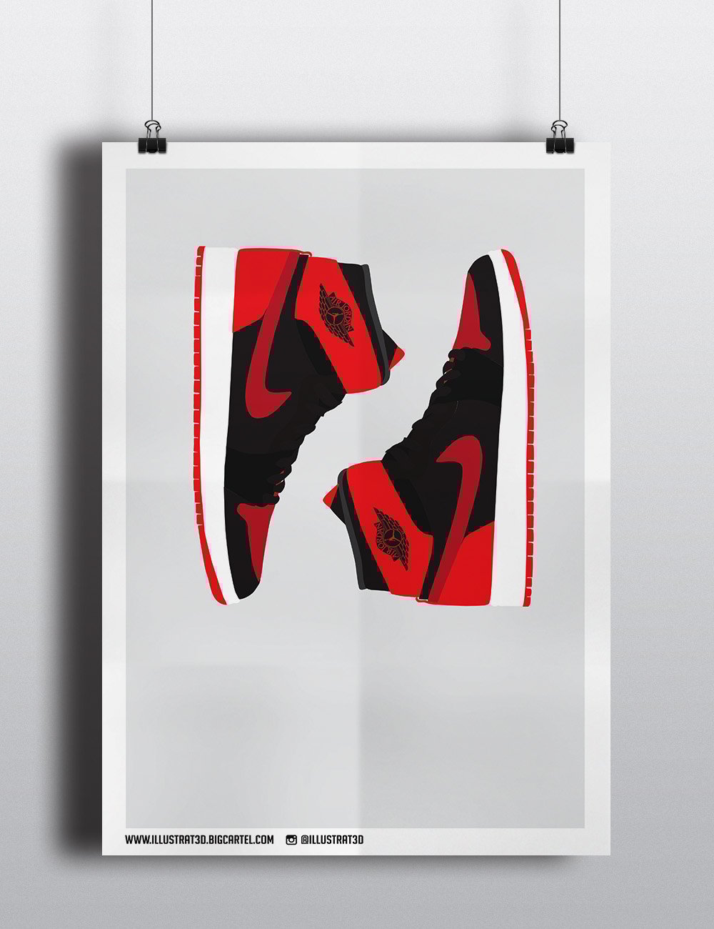 Jordan Bred 1 / Illustrat3d