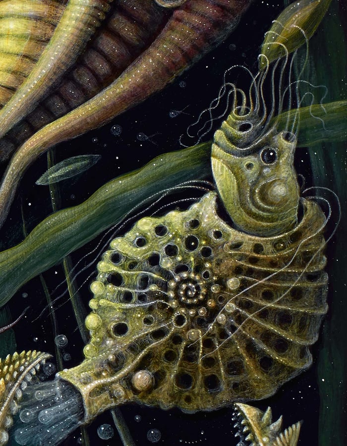 "LIGHT CREATURE", 18 x 24" Open Edition Giclee | R.S. CONNETT ARTWORKS