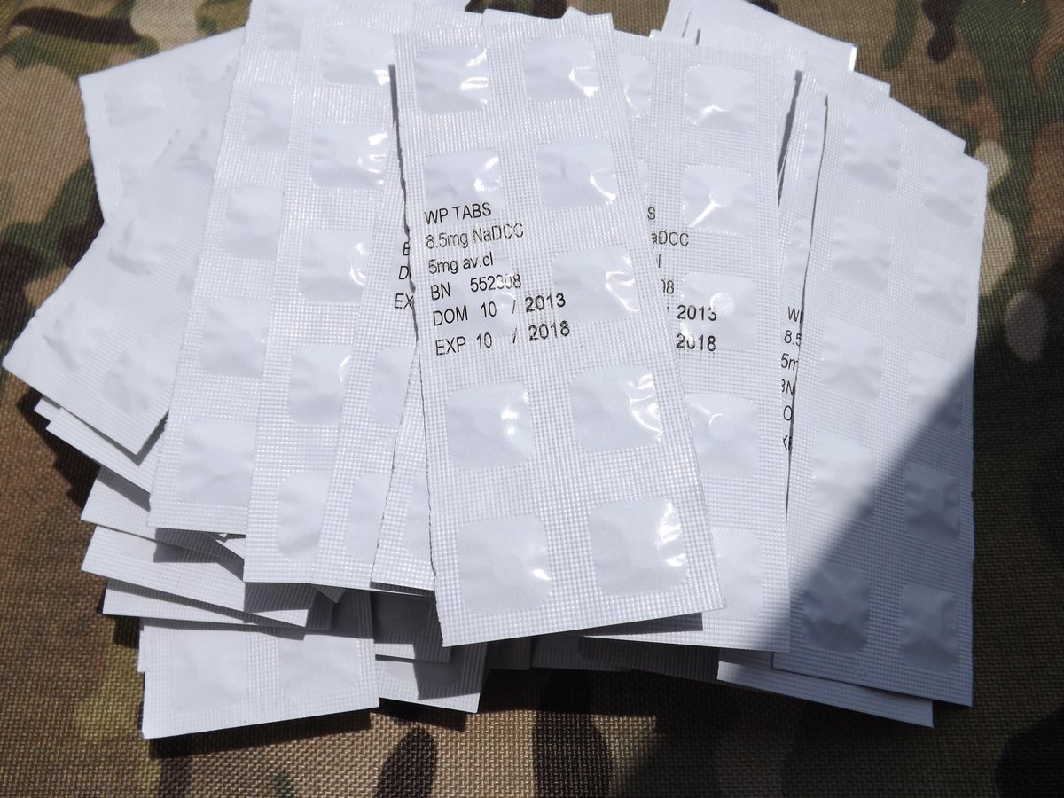 Oasis Military Water Sterilising Tablets | Law Ind