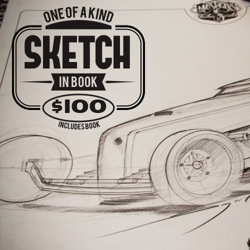 The Hot Rod Art book: MOCS Vol 2 Custom Sketch in book | Masters of ...