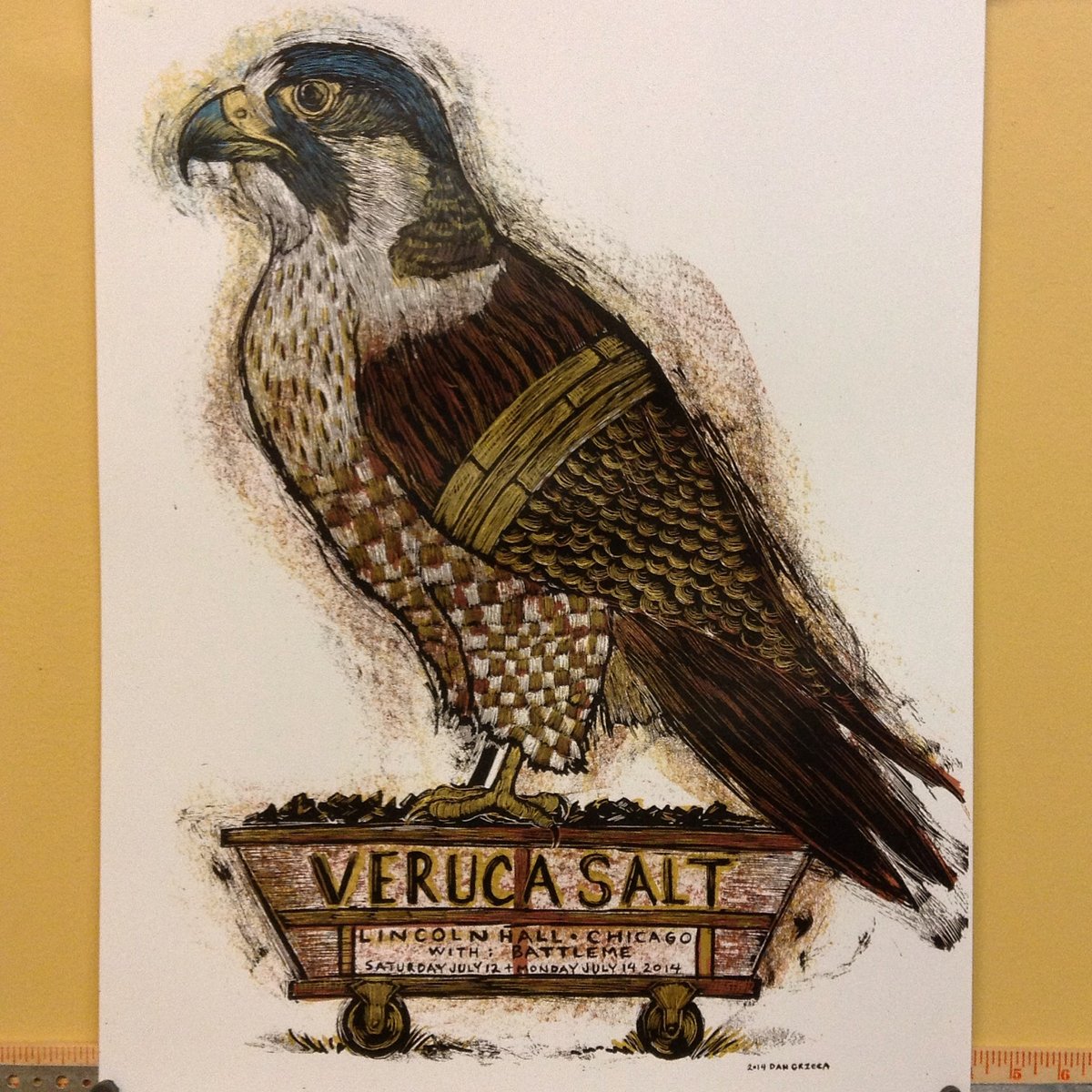 Veruca Salt Chicago posters | Ground Up Press: Artwork by Dan Grzeca