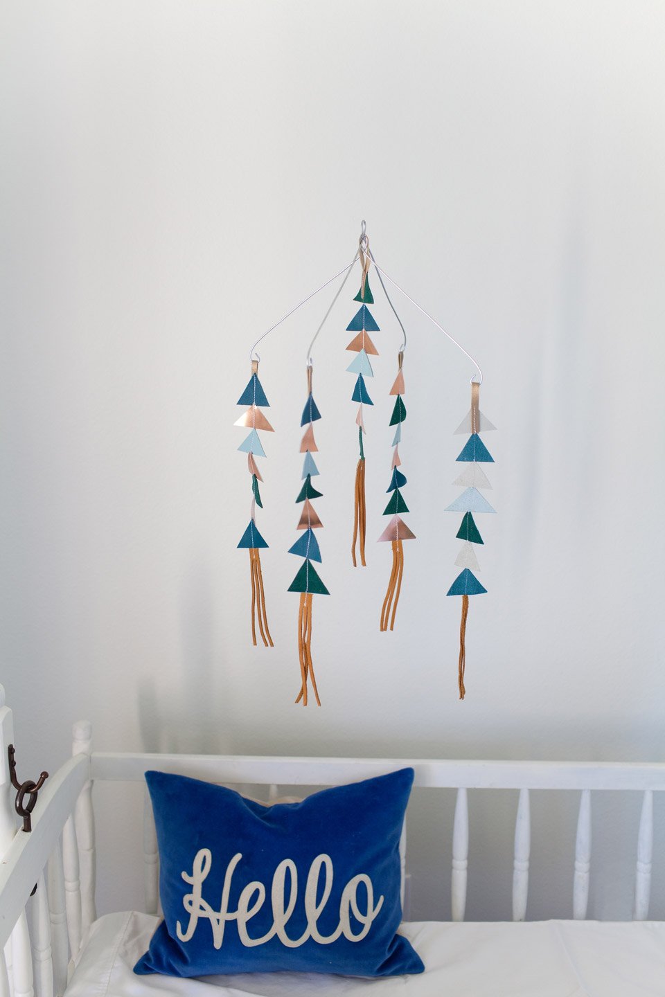 The Leather Triangle Mobile in Gunner **NEW COLORS! / The Alison Show