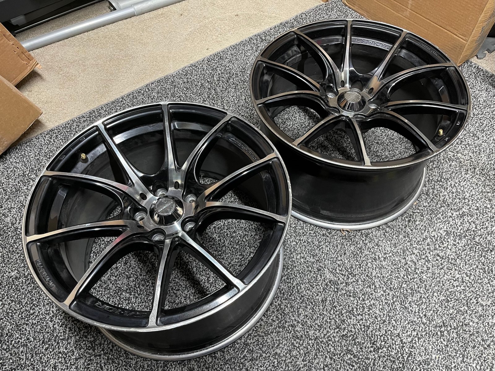 wedsport SA10R JDM Weds wheels 18x9.5” +38 5x114.3 pair | Raysfactory