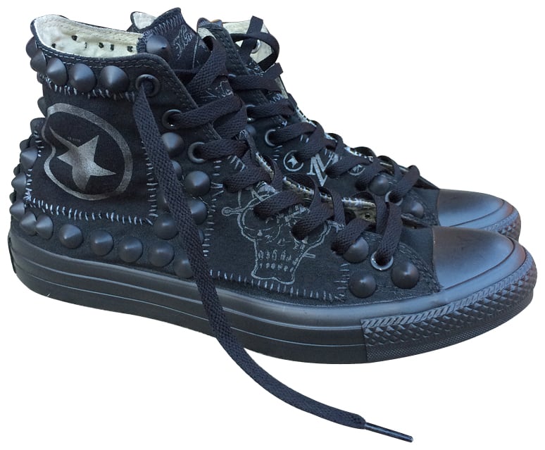 MV Black Magic Converse Custom High Tops | Marc Vachon