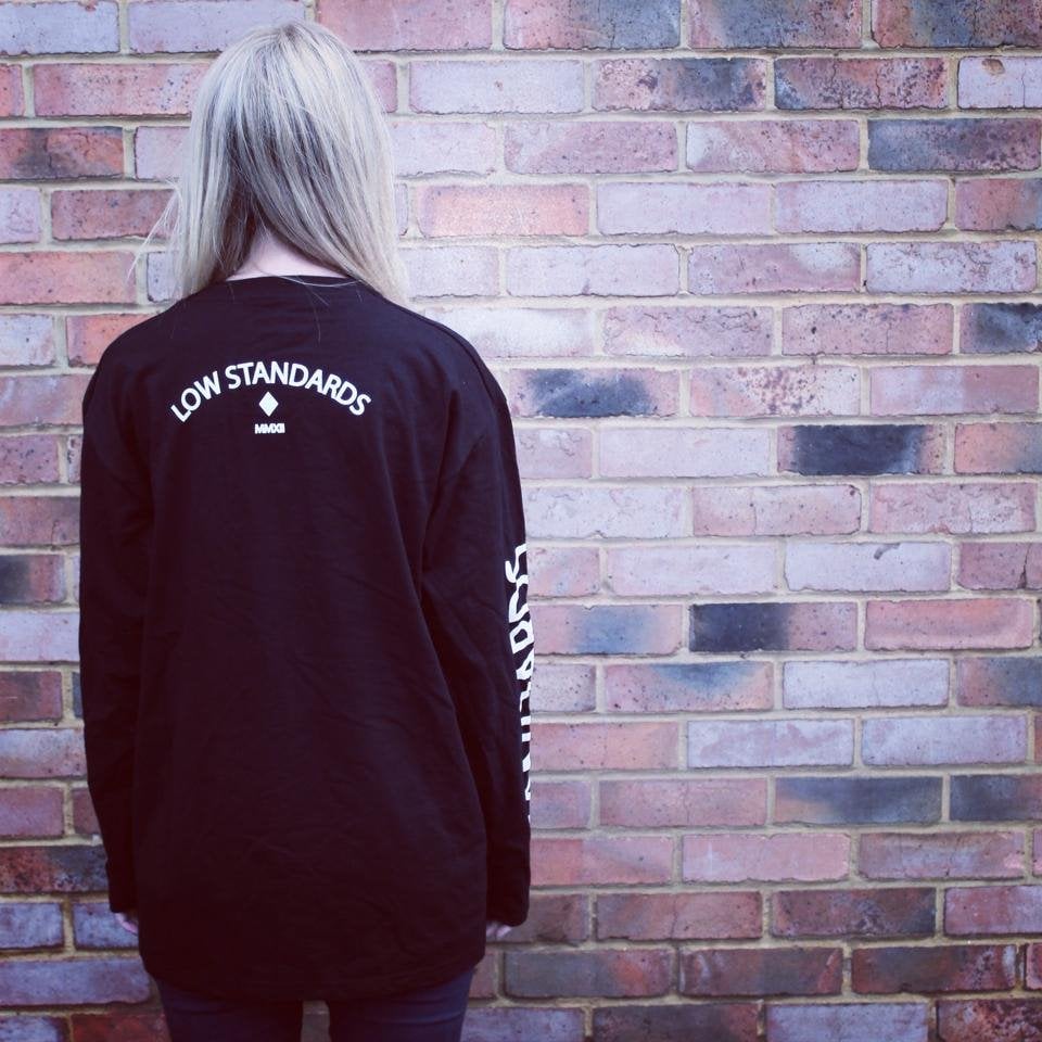 Long Sleeve Black Logo / LOW-STANDARDS.CO.UK