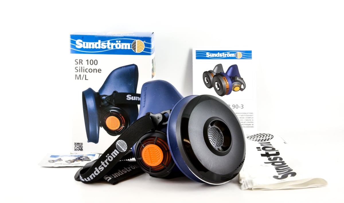 Sundstrom SR 100 Half Face Mask Respirator Medium - Large Size ...