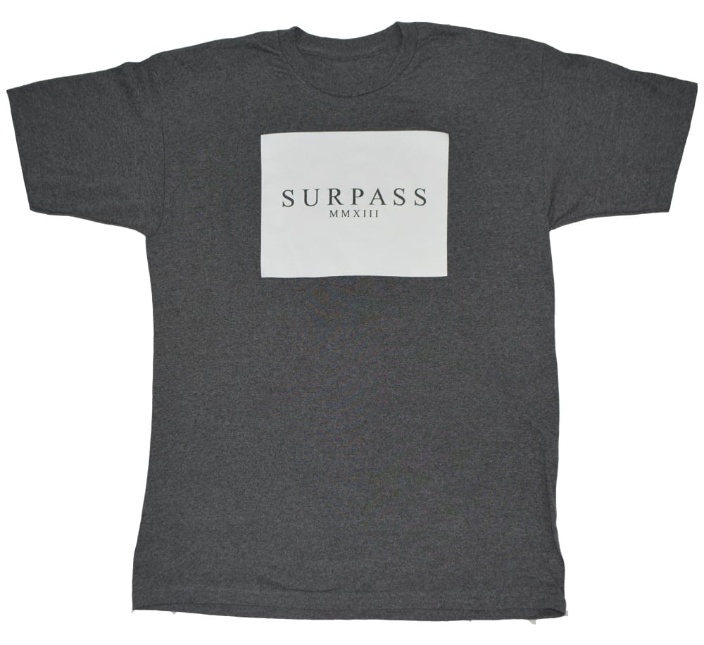 SURPASS — Box Logo (Charcoal)