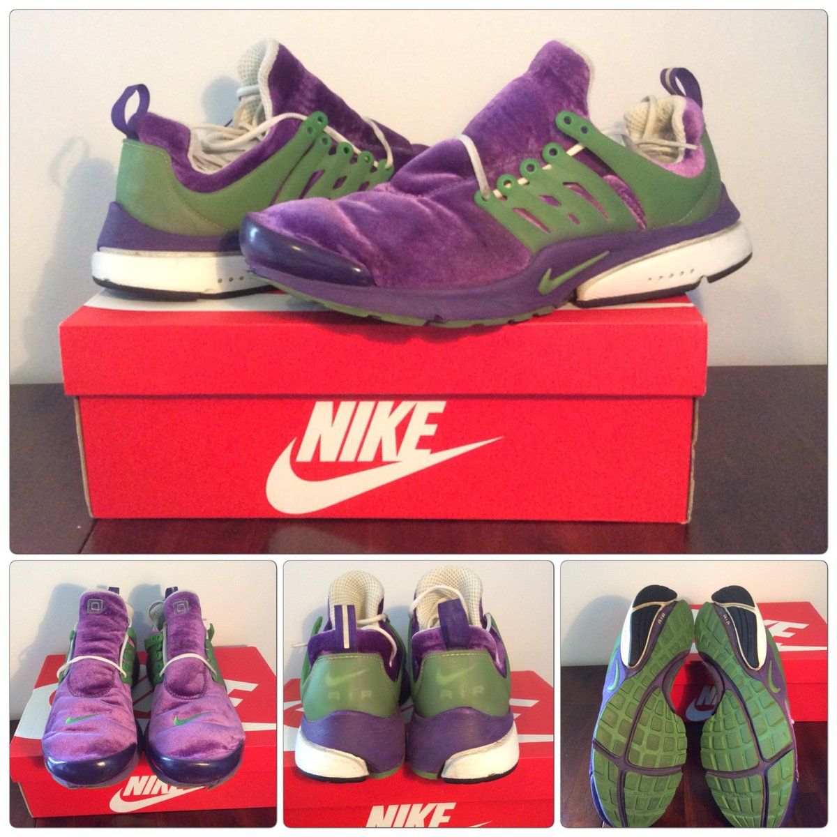 '02 Nike Air Presto VR Purple/Green Large / Cam's Kicks!
