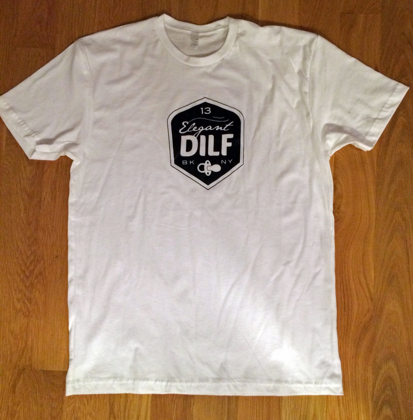 White Elegant DILF Tee / Elegant DILF