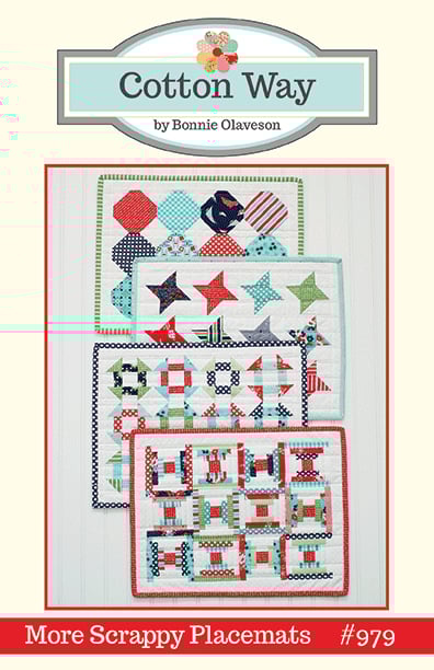 Cotton Way — More Scrappy Placemats Paper Pattern #979