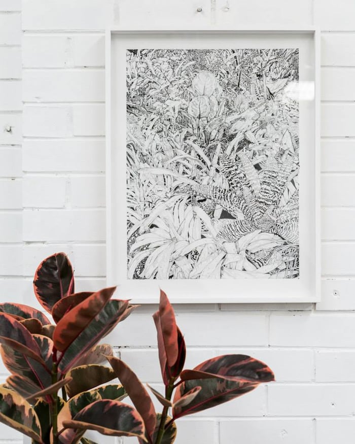 Tropical Plants screen print | Susie Wright