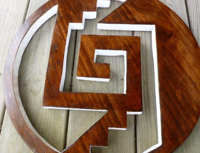 EternalGlyphics — Aztec Yin Yang - Into Pialic Into Chimalli