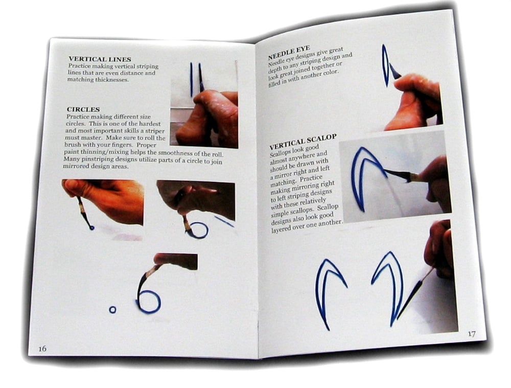 HOT ROD SURF — HOT ROD SURF ® How To Basic Hot Rod Pinstriping ...