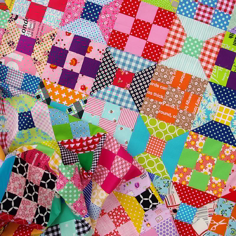 6 Inch Spool Block - Templates only / Red Pepper Quilts