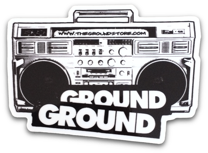 GROUND - sticker / GROUND