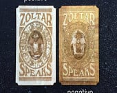 Zoltar Fortune Teller Card - Wall Art / Nanogram