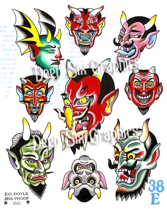 Deep Six Graphics — Devil Heads