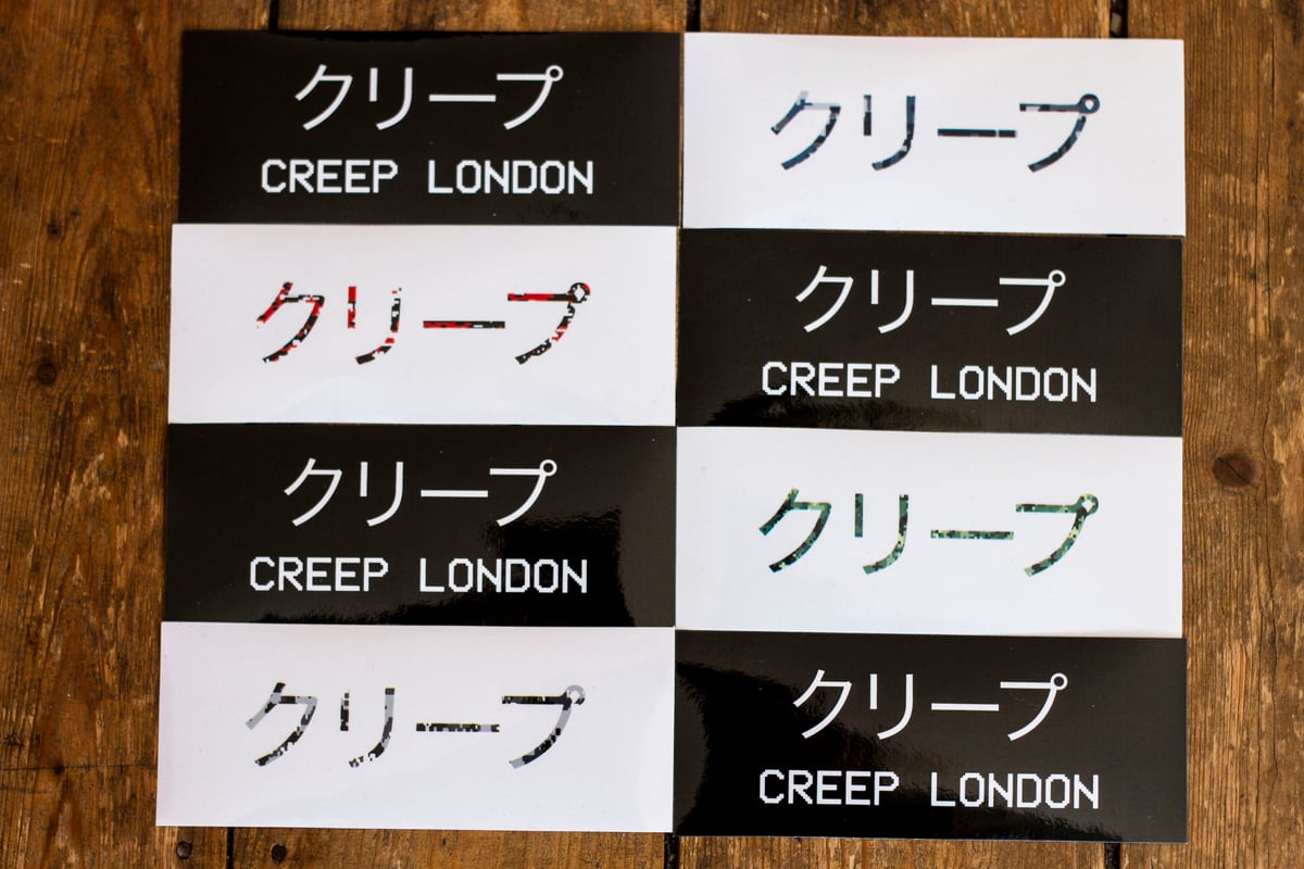 Creep Logo Stickers / Creep London