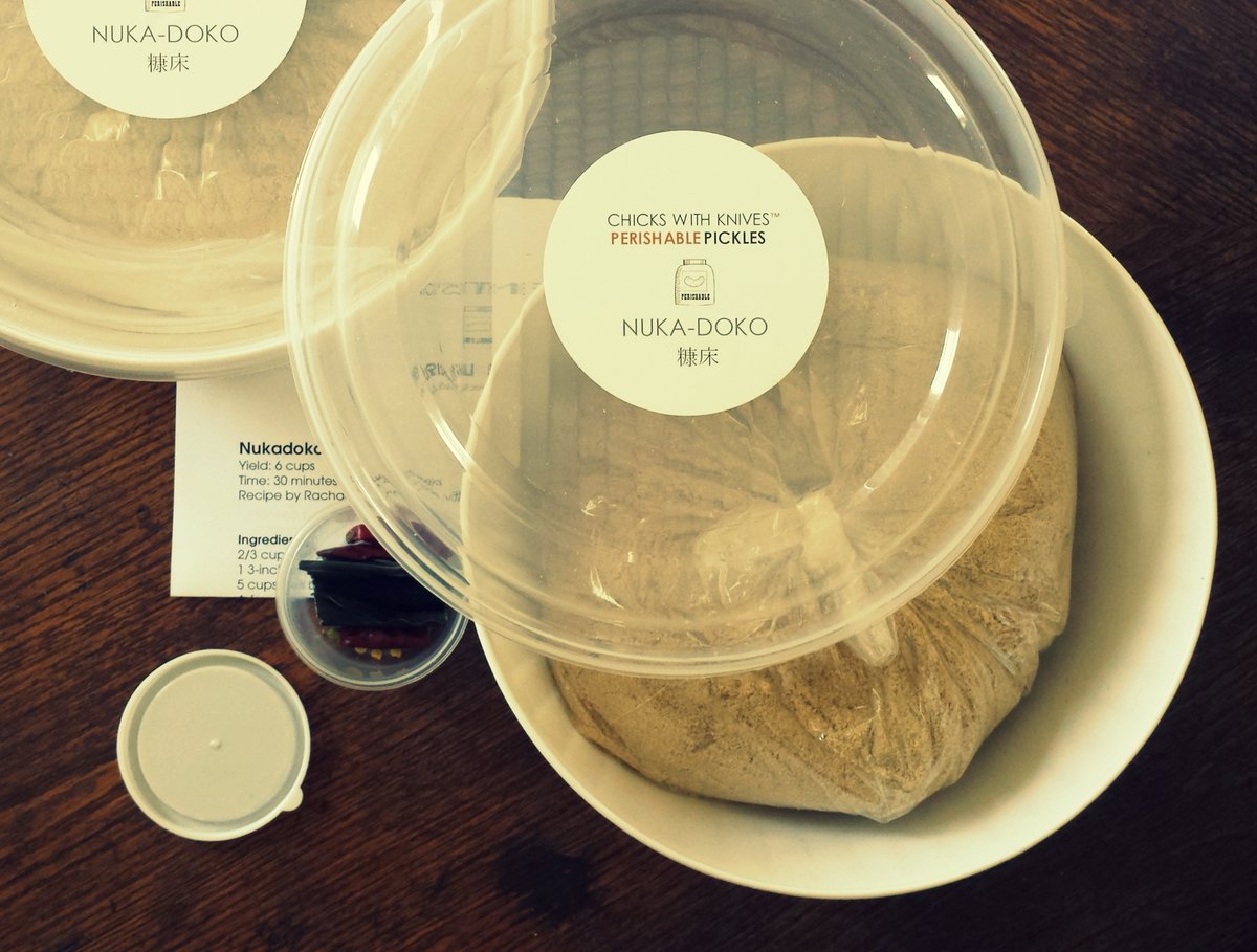 Nuka-Doko Japanese Pickle Making Kit / Perishable Pickle