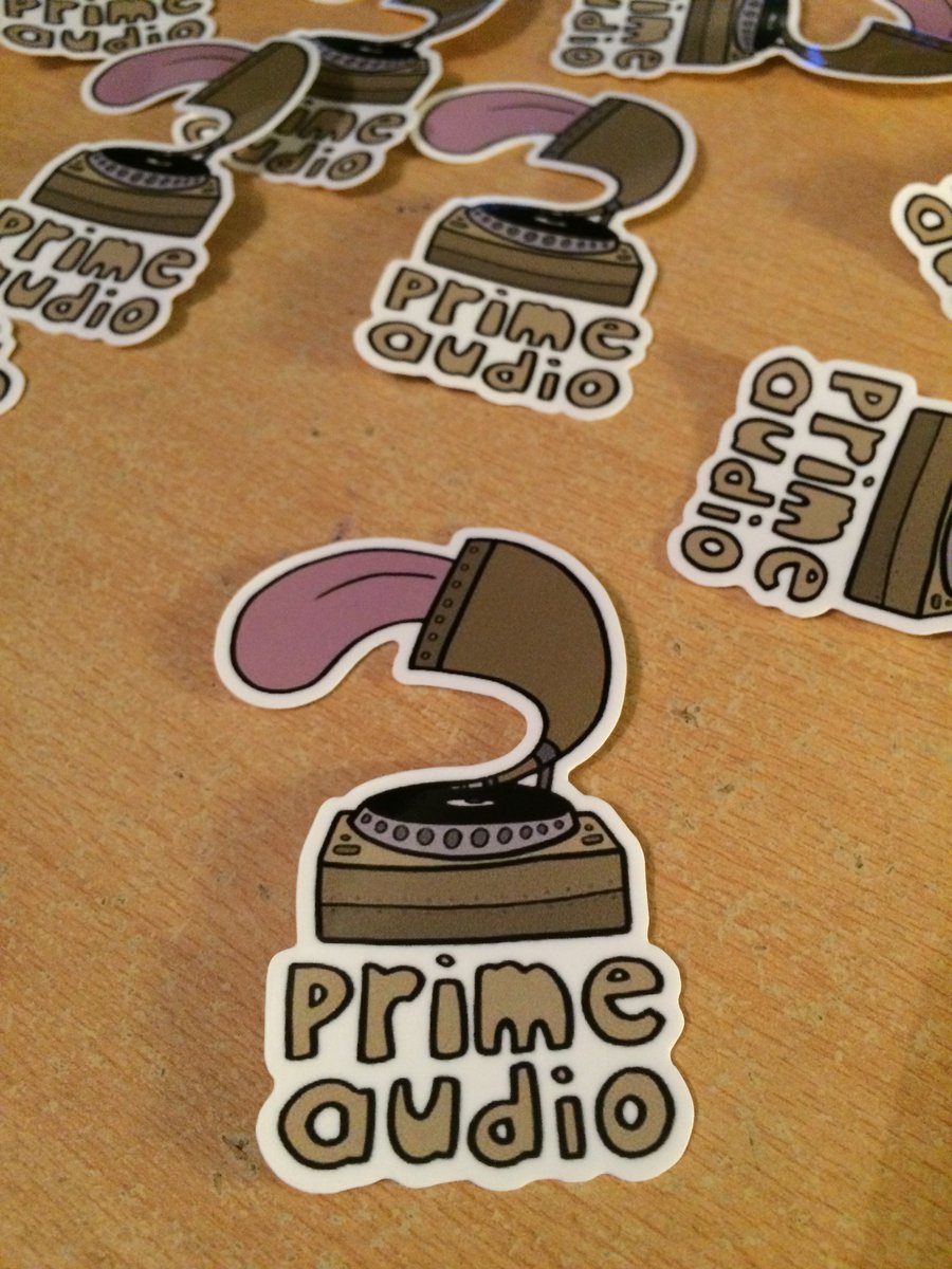 Prime Audio Sticker Design 2 (99p per sticker) | Prime Audio