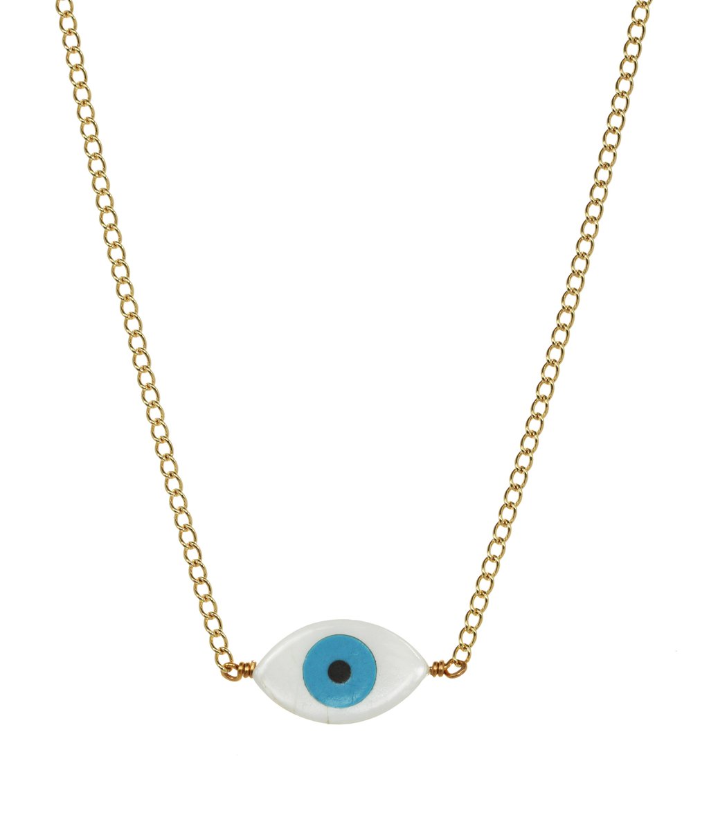 we see stars jewelry — EVIL EYE PROTECTION CHOKER necklace