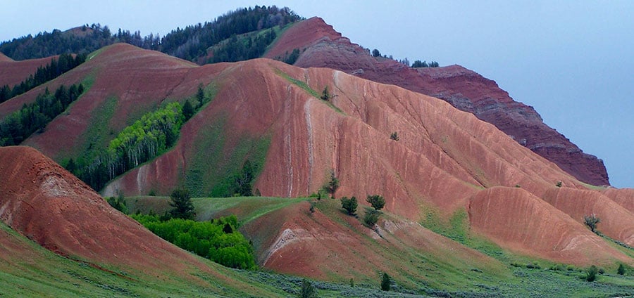 Pictures of the West — Red Hills of the Gros Ventre