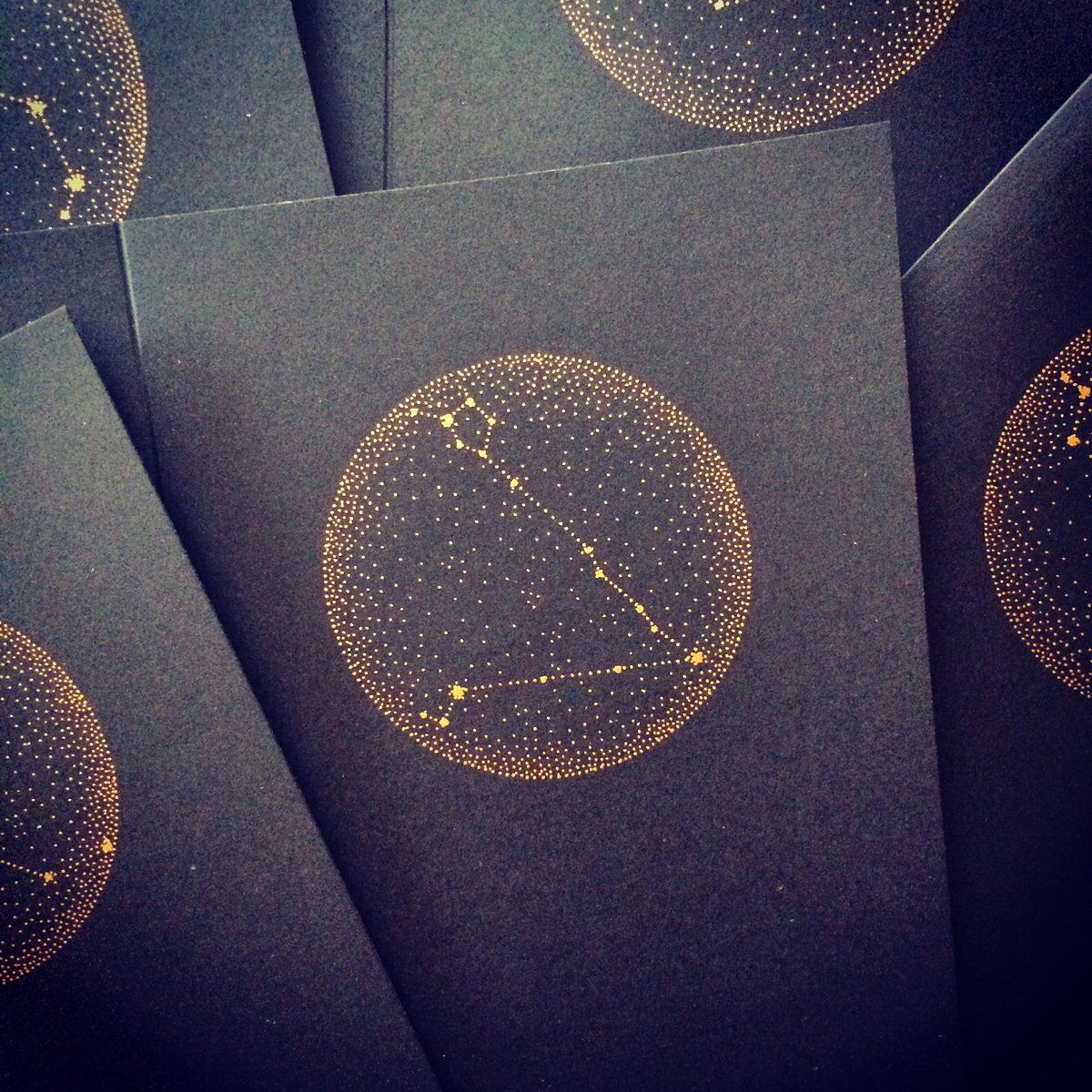 Zodiac Constellation card / Sabrina Kaïci Drawings