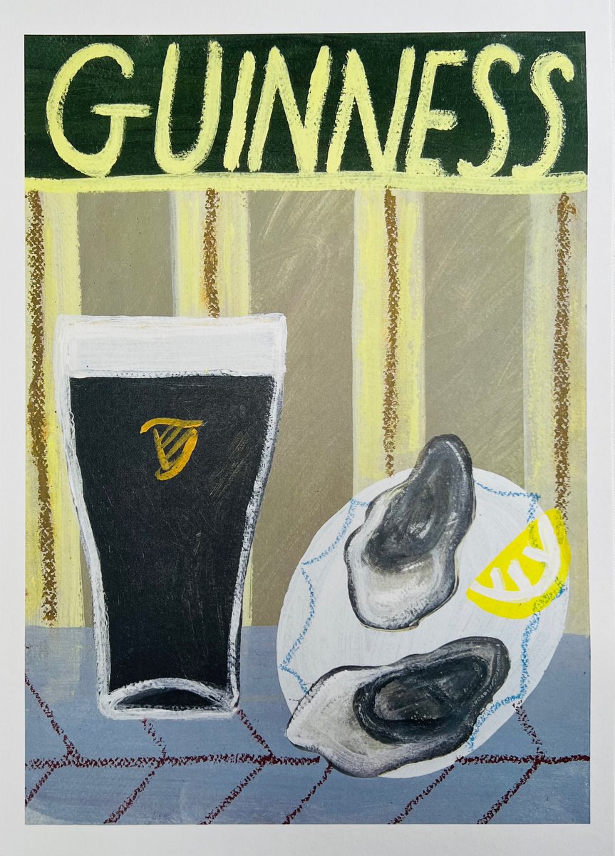 Guinness A3 limited edition print | Frankie Thorp