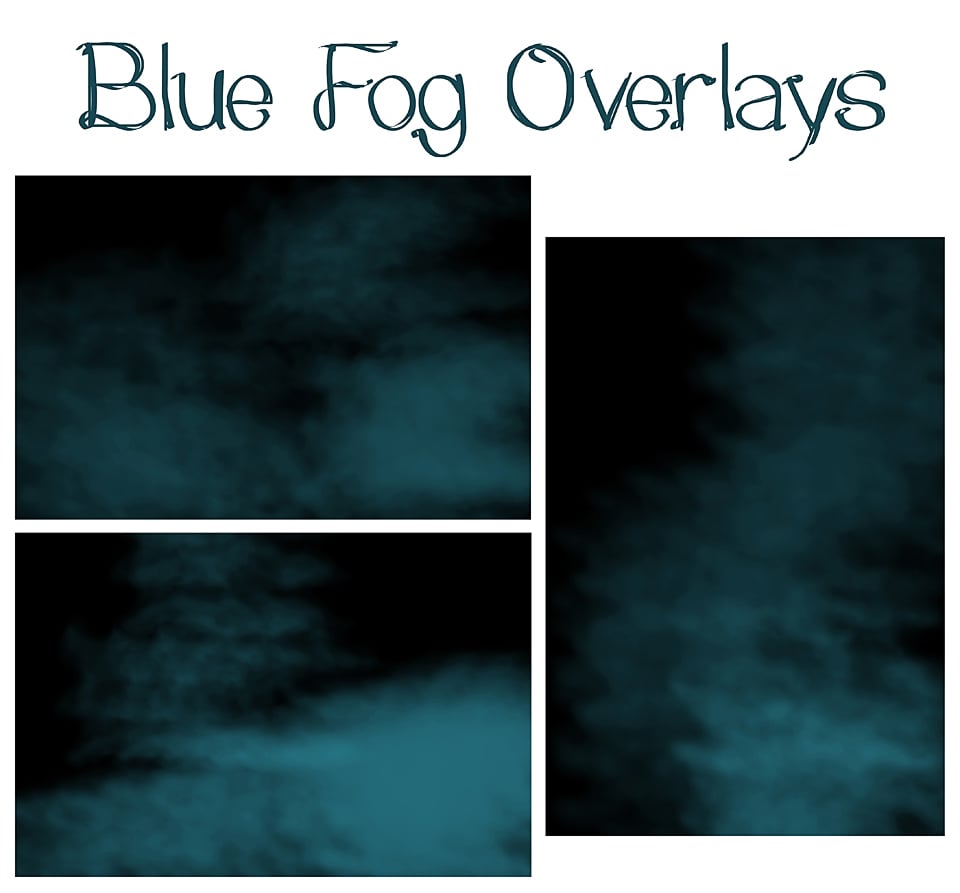 Blue Fog Overlays | Shoot for the Moon Images & Product Shop