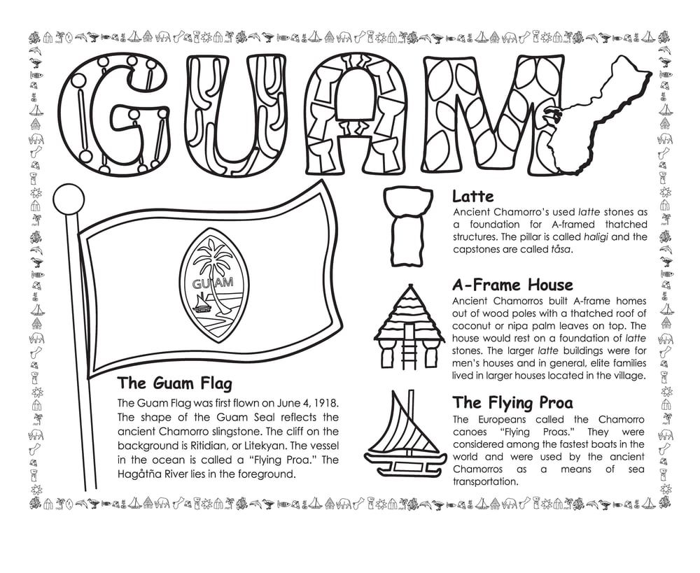 Guam Historical Coloring Book / Color Guam