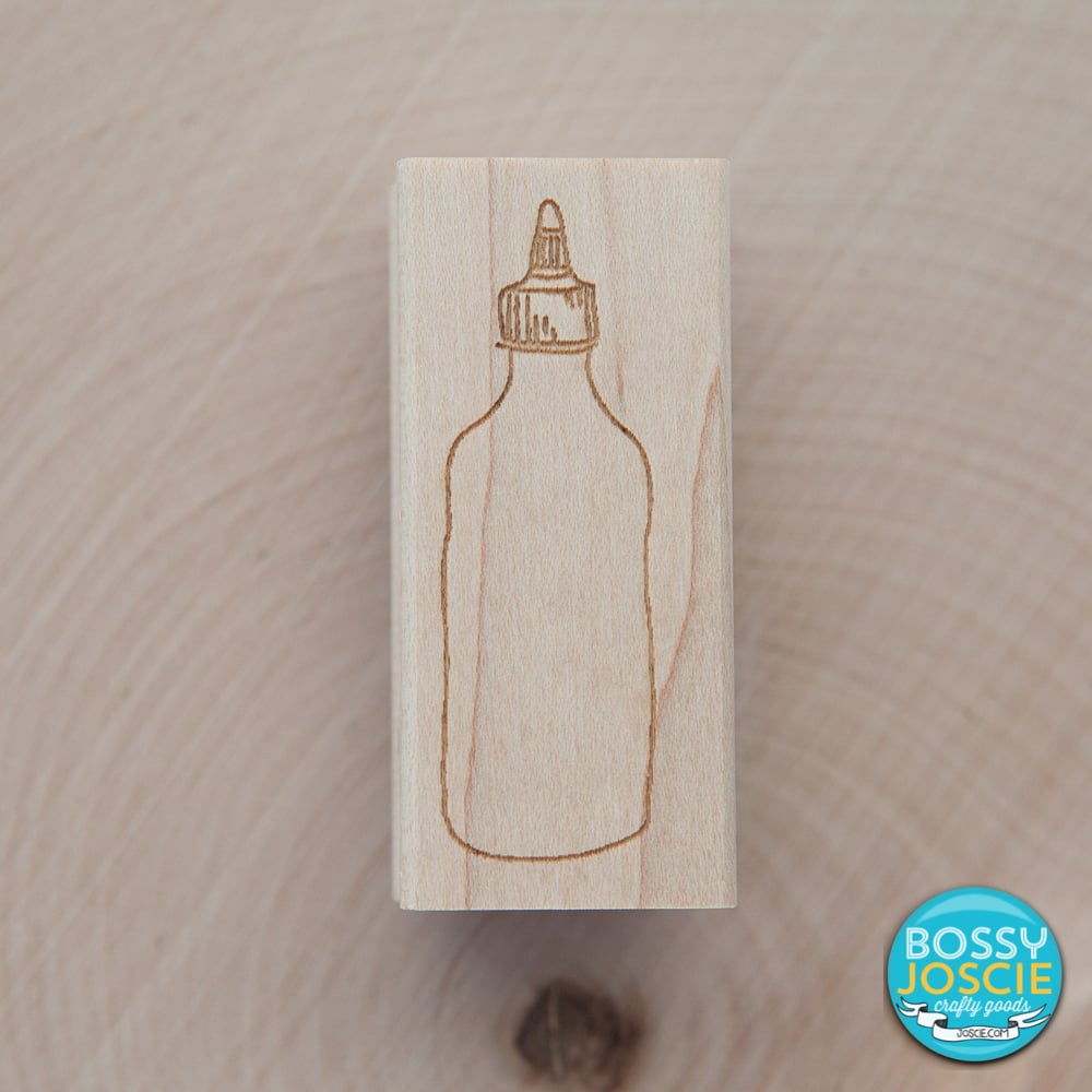 Sriracha Bottle Stamp | bossy Joscie