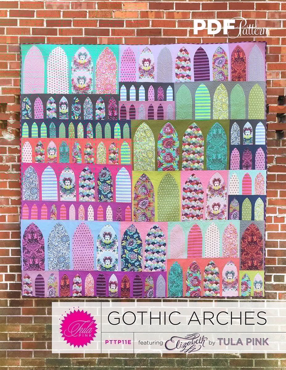 Tula Pink — Gothic Arches - PDF Pattern